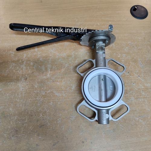 Jual Butterfly Valve 4" inch Stainless Stell SS 304 DN 100 - Jakarta ...