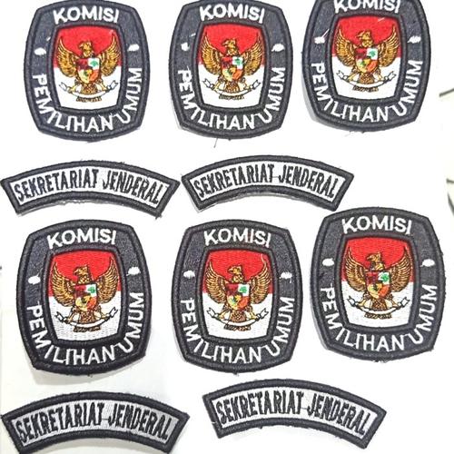 Jual Logo KPU Bordir Timbu plus Lokasi - Jakarta Pusat - Arjuna Bordir ...