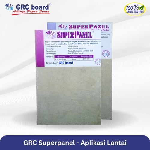 Jual GRC SUPERPANEL - Aplikasi Lantai - 15x1200x2400mm - Jakarta Barat - GRC board Official ...