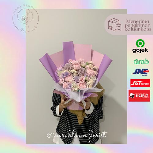 Jual buket bunga/ buket bunga wisuda/ bunga kering/ buket wisuda/ kado wisuda/ dried flower ...