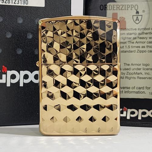 Jual Zippo Original Armor Honeycomb Design Gold Plated 18k 2 sisi Japan Official - Jakarta ...