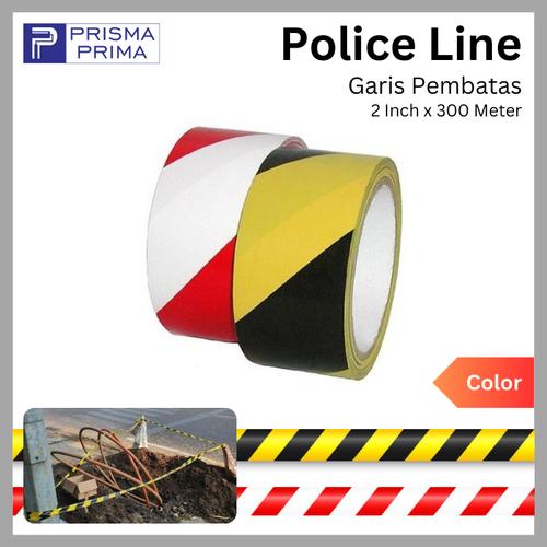 Jual Police Line Garis Polisi Safety Barricade Pita Pembatas - Merah ...
