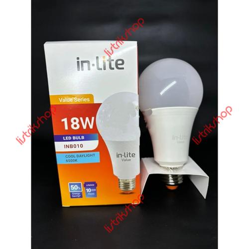 Jual Inlite In-lite Led Bulb 18 Watt Fitting E27 Standar Bergaransi ...