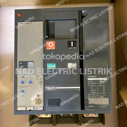 Jual MCCB SCHNEIDER NS800H 3P 800A 70KA KOMPLIT MOTORIZED UVT AUX ...