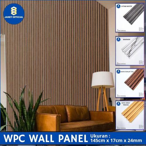 Jual WPC Wall Panel 95cm X 17cm X 2.4cm | pvc Wallpanel Wood Panel ...