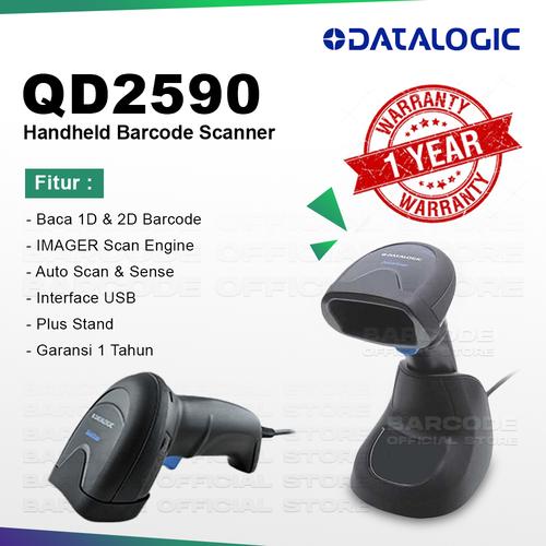 Promo SCANNER BARCODE 1D & 2D JANZ DS1001 (DS10) SETARA ZEBRA DS2208 ...