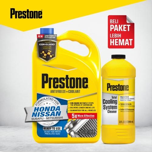 Promo Prestone 50/50 Cor-Guard Asian Blue Coolant + Cleaner Air ...
