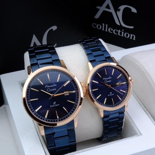 Jual JAM TANGAN COUPLE ORIGINAL ALEXANDRE CHRISTIE AC-1014 RANTAI ...