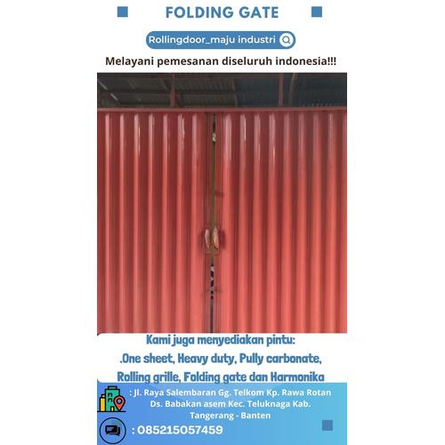 Jual Pintu folding gate berkualitas, pintu toko ruko pembatas ruangan ...