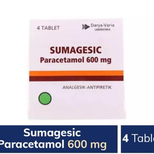 Jual Sumagesic Paracetamol 600 mg - 1 blister 4 kap - Kota Bandung ...