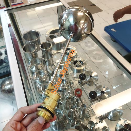 Jual Floating Valve Pelampung Tangki Kuningan 1 " DN 25 Bola Stainless ...