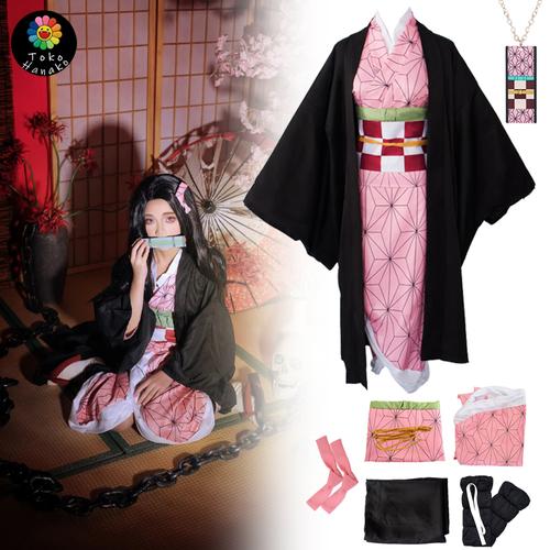 Jual Kostum Cosplay Anime Jepang Anak Anime Demon Slayer Kids Anak ...