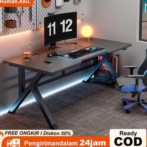 Jual Meja Komputer Meja Pc 140CM Meja Kantor Meja Gaming Meja Kantor ...