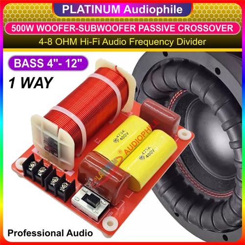 Jual Crossover Pasif 1 Way Bass Woofer Subwoofer Passive Speaker ...