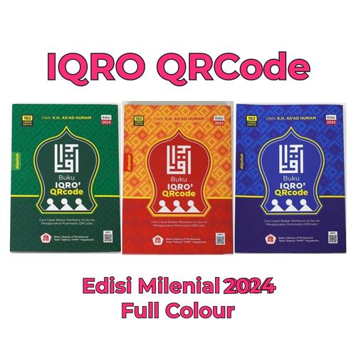 Jual Buku IQRO QR Code Edisi Milenial - Cara Cepat Belajar Membaca Al Quran Menggunakan ...
