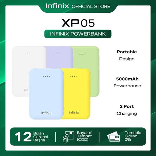 Jual Infinix Power Bank XP05 - 5000mAh Dual Input Port Type C & Micro ...