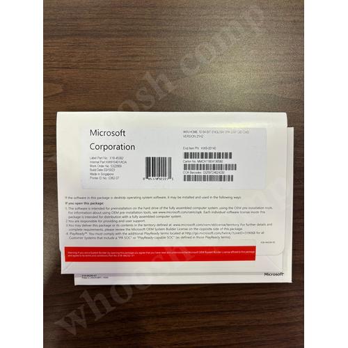 Jual WINDOWS 10 HOME 64 BIT FULL PACK ORIGINAL / WIN 10 HOME - Jakarta ...