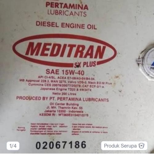 Jual oli Pertamina meditran Sx plus 15W - 40 - Jakarta Barat - CITRA ...