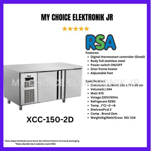Jual RSA XCC-150-2D S/s Undercounter Chiller | XCC-150-2D - Jakarta ...