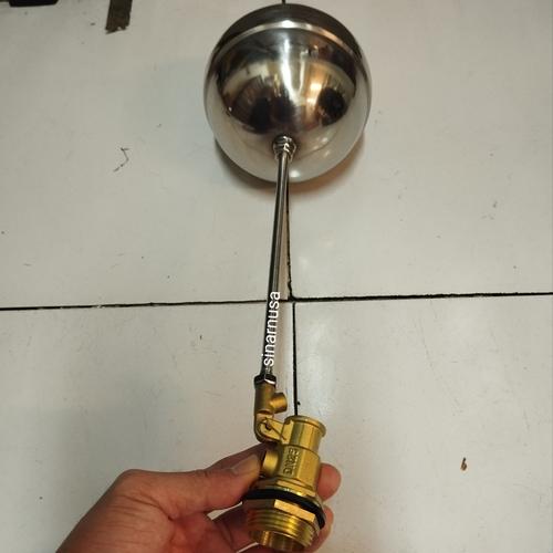Jual Floating Valve Pelampung Tangki Kuningan 1 " DN 25 Bola Stainless ...