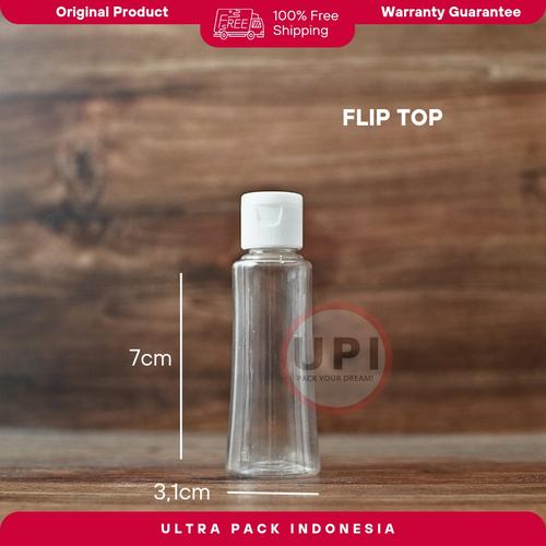 Jual BOTOL PET VT 40ML CLEAR & FLIP TOP - HITAM - Kota Tangerang ...