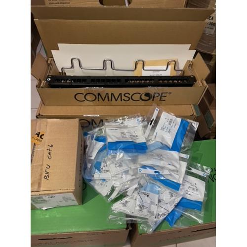 Jual amp patch panel 24 port cat6 sisa stok proyek / commscope 24 port ...
