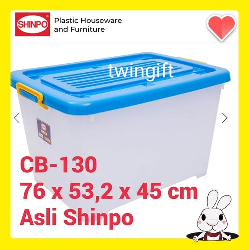 Jual Container/Kontainer Box Serbaguna 130 Liter, Shinpo, CB-130, Mega ...