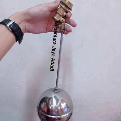 Jual Floating Valve Pelampung Tangki Kuningan 1 " DN 25 Bola Stainless ...