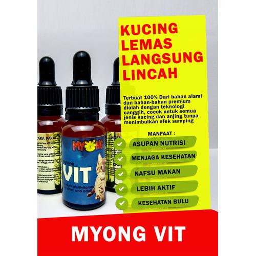 Jual VITAMIN KUCING OBAT MY'ONG VIT DAYA TAHAN TUBUH KUCING KITTEN OBAT ...