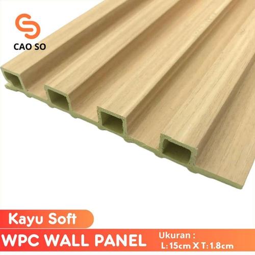 Jual WPC wall Panel Dekorasi Dinding Kayu Warna Kayu Soft | Wallpanel ...