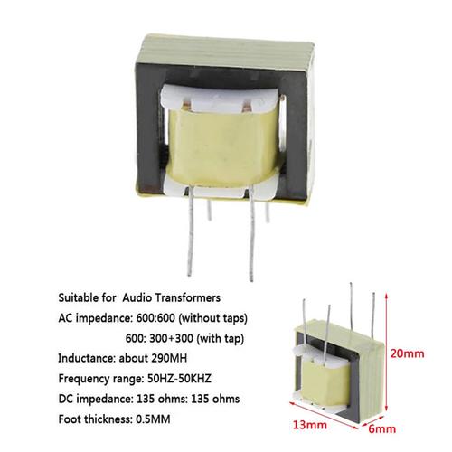 Jual Audio Isolation Transformer 600 Ohm 5 Pin 1:1 EI14 - Trafo Isolasi ...