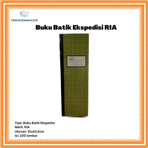 Jual RIA Buku Batik Ekspedisi Ukuran 31x10,5cm Isi 100 Lembar Murah ...
