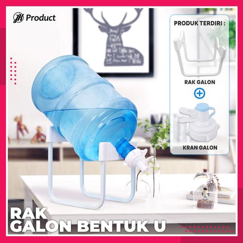 Jual Rak Galon Minum Dispenser Kaki Dudukan Tempat Galon Besi Bentuk U ...