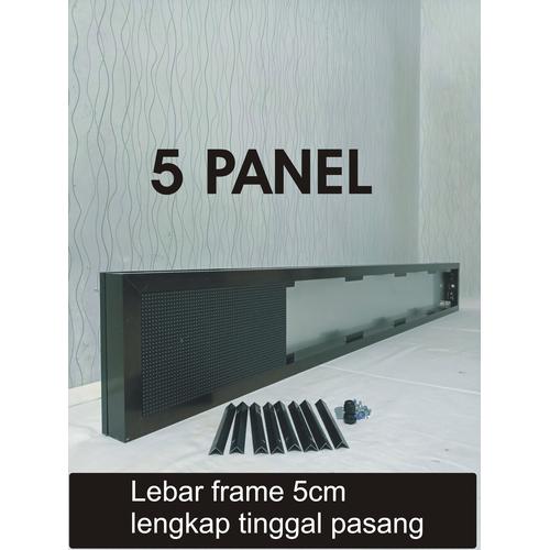 Jual FRAME RUNNING TEXT 5 PANEL P10 160X16 FRAME JAM MASJID - SMD - Kab ...