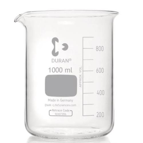 Jual BEAKER GLASS LOW FORM 1000 ML SCHOTT DURAN - 250 ml - Jakarta ...