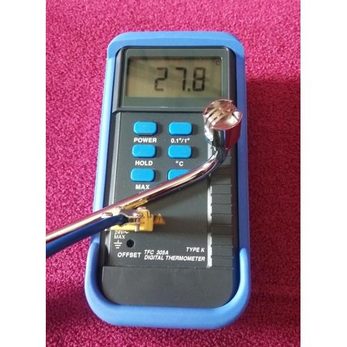 Promo Thermocouple Thermometer Type K Single Channel High Temperature ...
