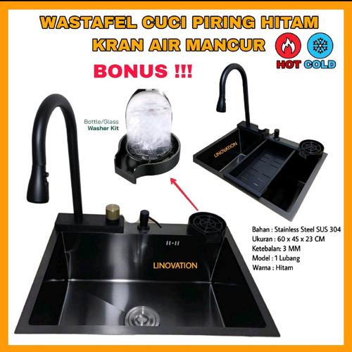 Jual Wastafel cuci piring 1 lubang Kitchen Sink Single bowl Stainless ...