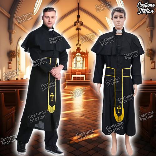 Jual Kostum Pastor / Costume Profesi Pendeta Gereja Halloween cowo ...