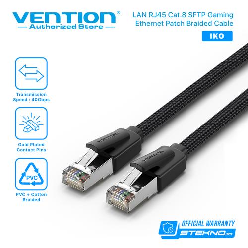 Jual Vention Kabel Lan Cat8 40Gbps RJ45 SFTP Gigabit Patch Ethernet 20M ...