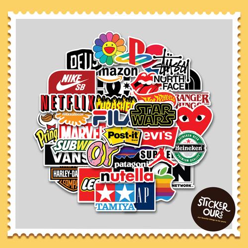 Jual STICKER PACK LOGO BRAND 2 | STIKER TUMBLER | STIKER LAPTOP KOPER ...