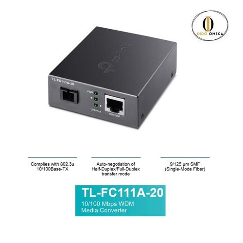 Jual TPLINK TL- FC111A -20 + TL FC111B -20 Single-Core Single Mode - TL ...