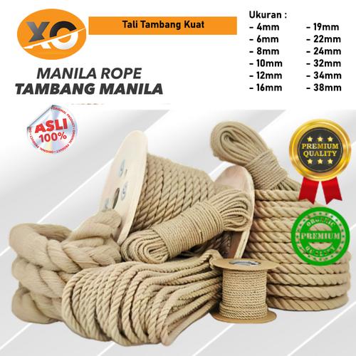 Jual Tali Tambang Manila 19mm 22mm 24mm 28mm 32mm 34mm 38mm 40mm Tali ...