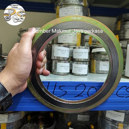 Jual SWG JIS 20K Carbon Steel ( Spiral Wound Gasket CS JIS 20K ) 5"inch ...