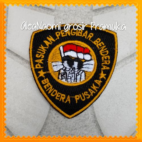 Jual bed paskib bordir logo paskibra logo pasukan pengibar bendera ...