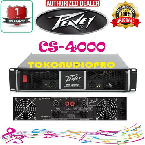 Jual Power Peavey Cs4000 2-Channel Power Amplifier Peavey CS-4000 ...
