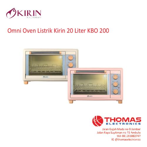 Jual Omni Oven Listrik Kirin 20 Liter KBO200 KBO 200 Marshmellow Pink Garansi Resmi ...