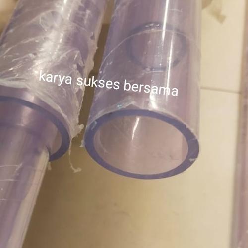 Jual pipa pvc clear transparan ukuran 2 1/2" x 100cm - Jakarta Barat ...