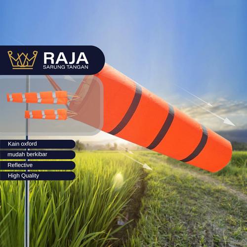 Jual Wind Sock Penunjuk Arah Mata Angin dilengkapi dengan reflective ...