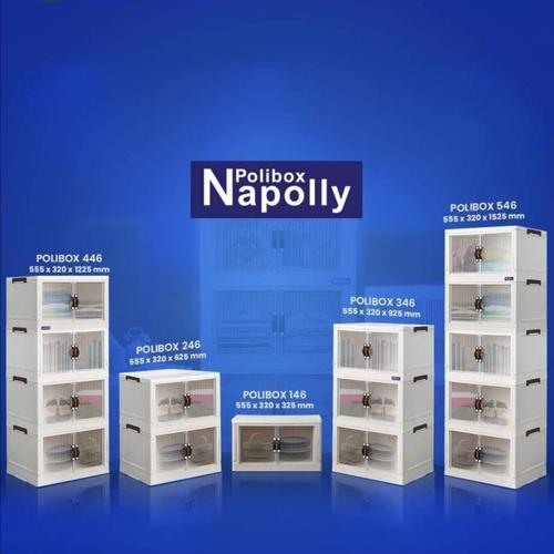 Jual Napolly Polibox Lemari Susun Container Box Lipat Laci Drawer ...