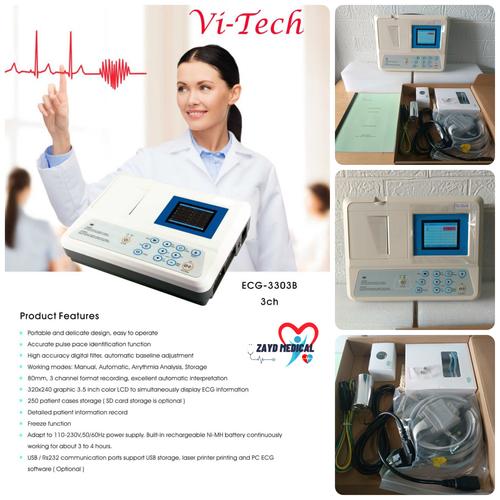 Jual Ecg 3 channel Vi tech/ Ekg 3channel - Jakarta Timur - zayd medika ...
